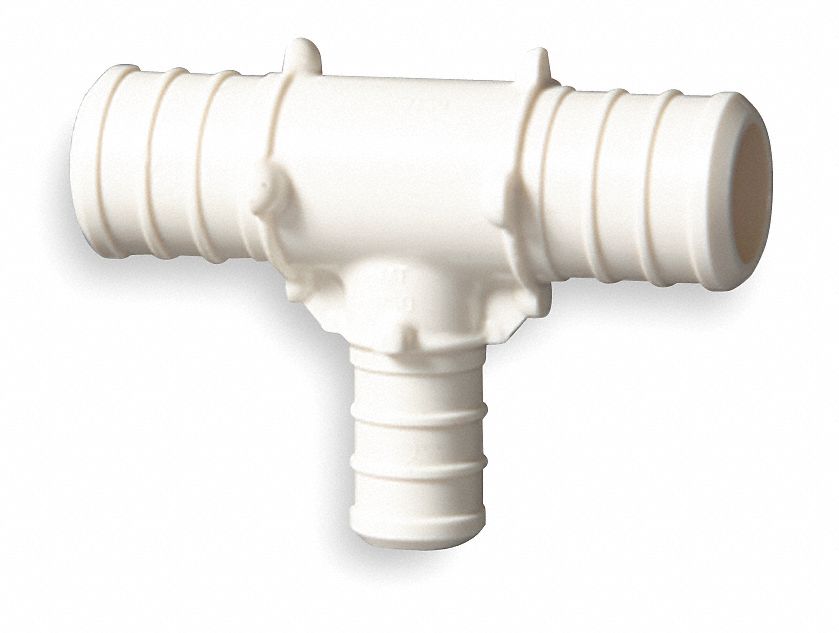 Polyalloy Tee, PEX Connection Type, 1/2 in PEX Size - Grainger