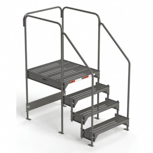 EGA, 3 ft Platform Ht - Max, 34.6 in x 38.3 in, Work Platform - 4UYD3 ...