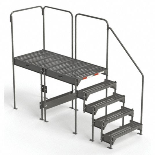 EGA, 3.8 ft Platform Ht - Max, 34.6 in x 76.8 in, Work Platform - 4UYE5 ...