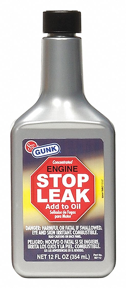 MOTOR MEDIC, Engine Stop Leak, 12 fl oz Container Size, Oil Stop Leak ...