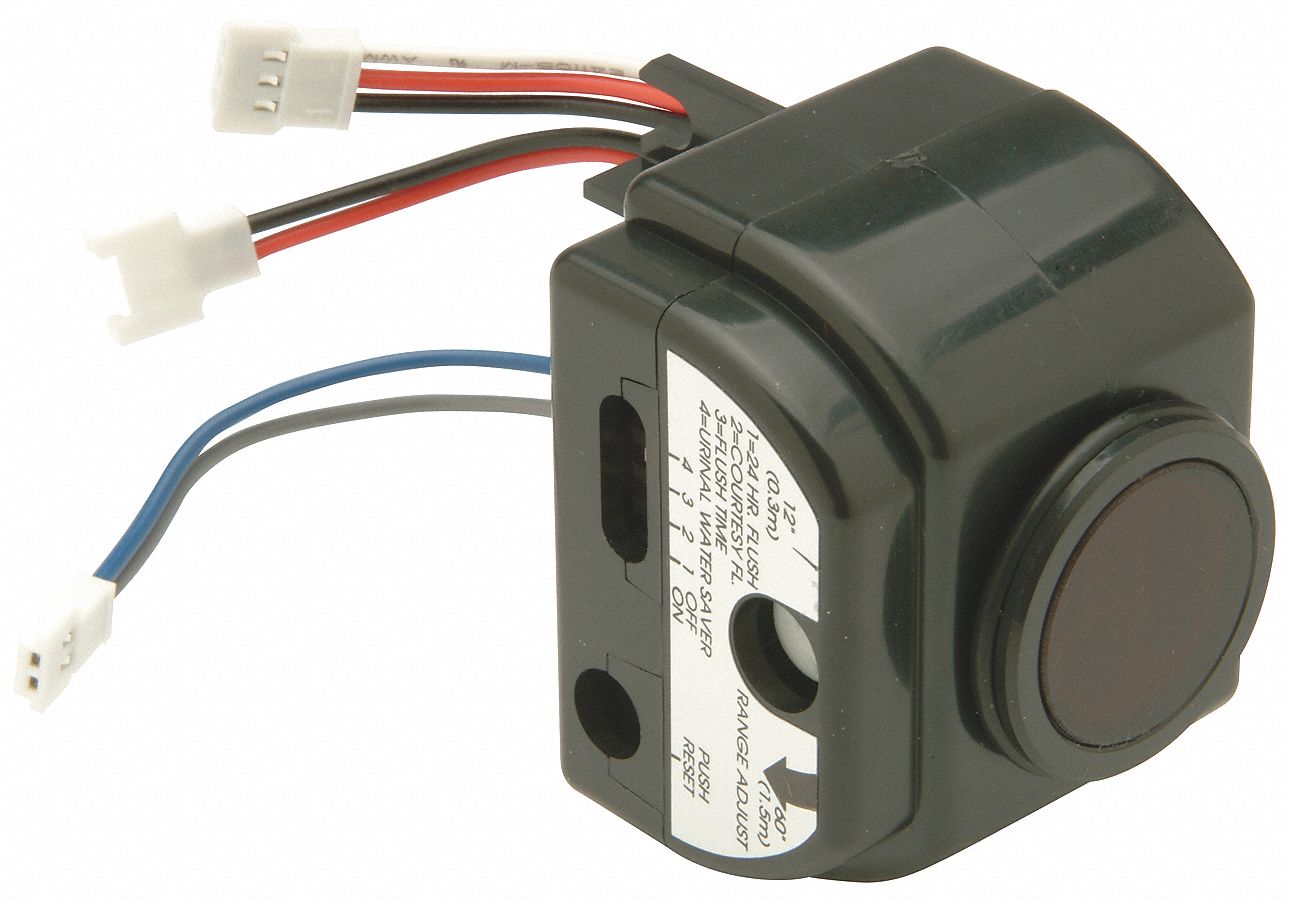 ZURN, Toilets/Urinals, Rubber/Stainless steel, Sensor Assembly - 4UZL9 ...