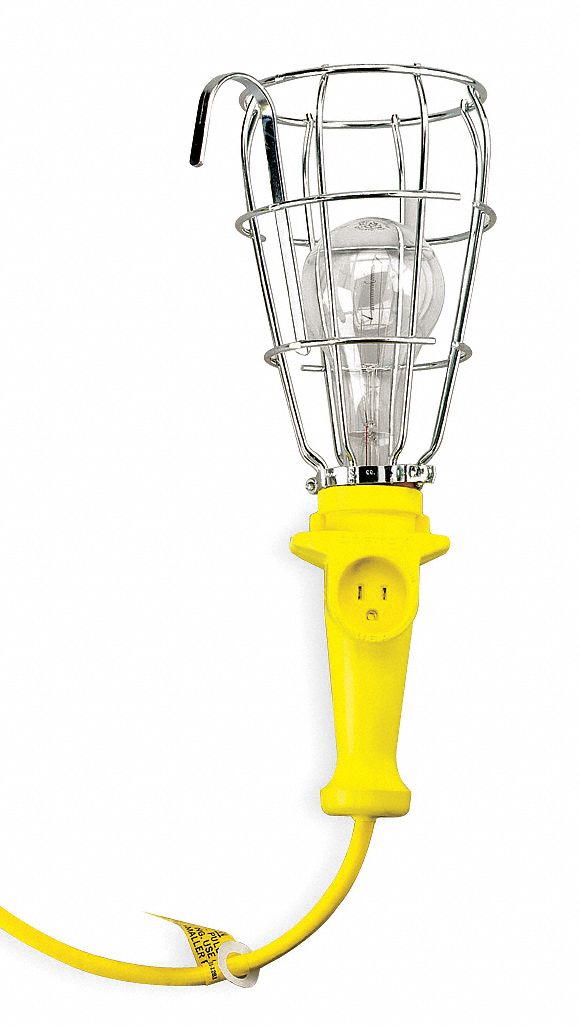 Hand Lamp, 25 ft Cord Length - Grainger