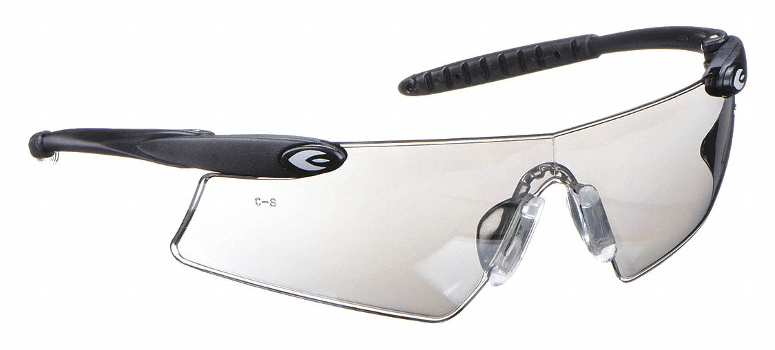 Safety Glasses,Silver Mirror - Grainger