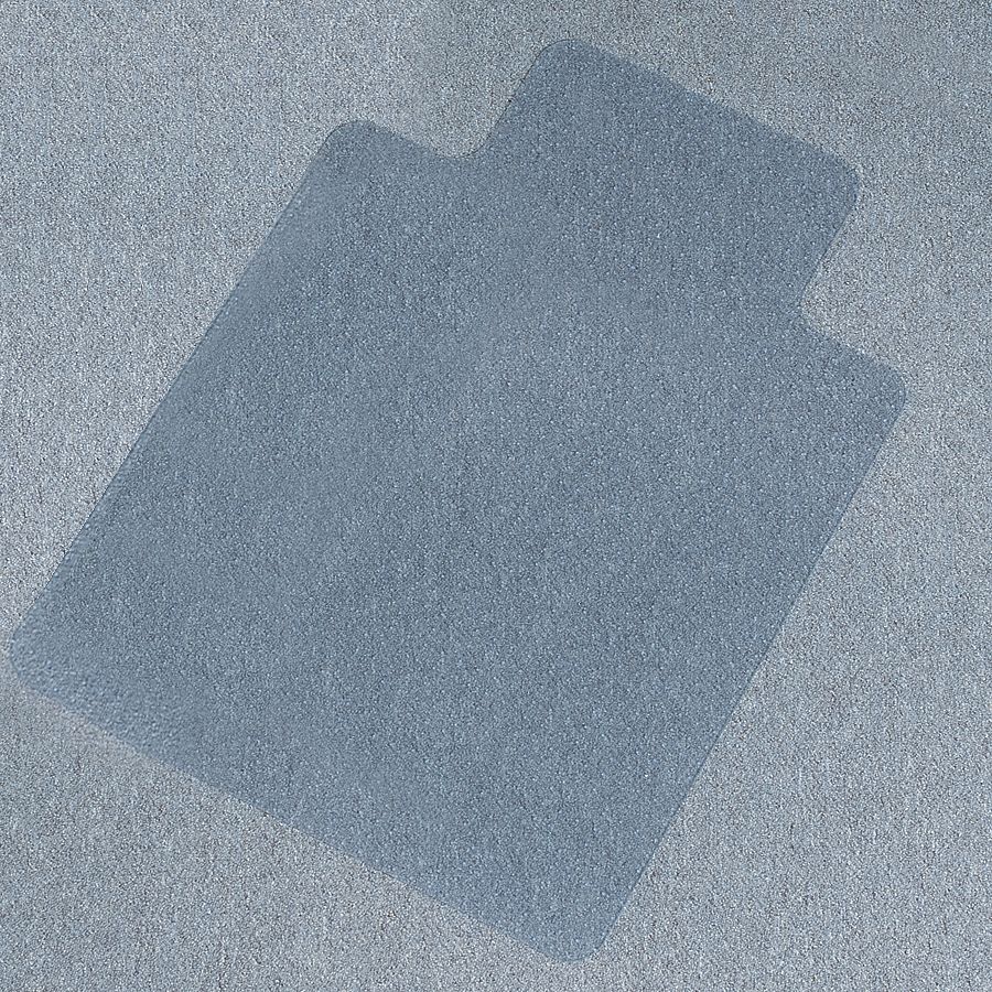 Traditional Lip Chair Mat, Clear, For Carpet with Padding Up to 1/4 in ...