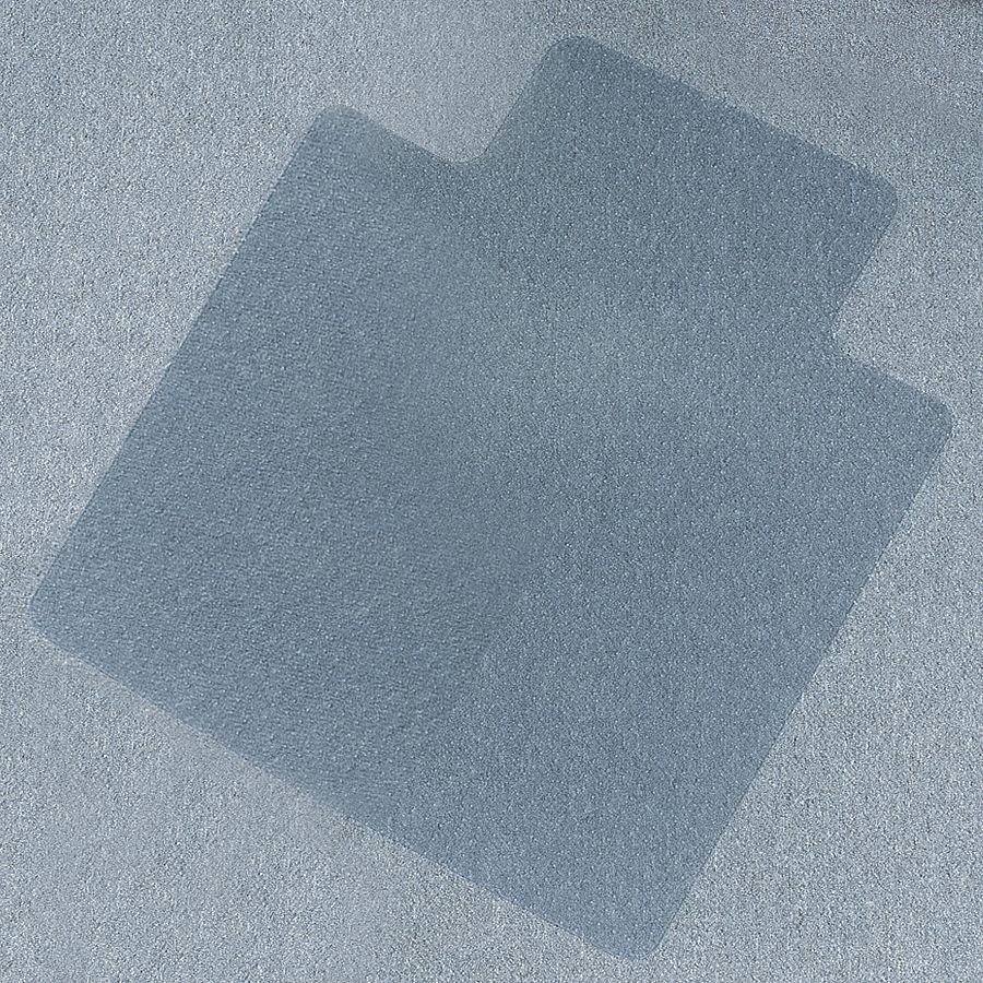 Traditional Lip Chair Mat, Clear, For Carpet with Padding Up to 1/4 in ...
