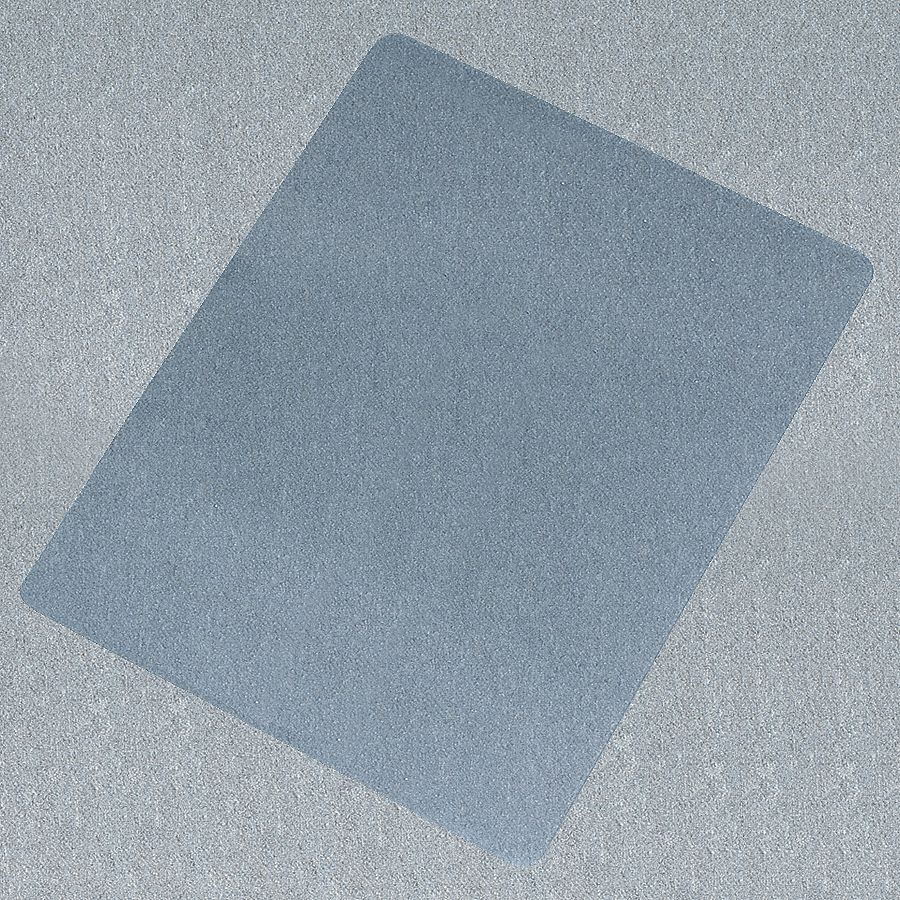Rectangular Chair Mat, Clear, For Carpet with Padding Up to 1/4 in ...