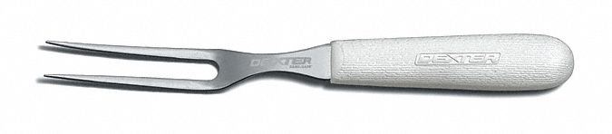 DEXTER RUSSELL, 10 in Overall Lg, White, Meat Serving Fork - 4VEC8 ...