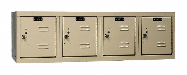 HALLOWELL, 48 in x 18 in x 14 3/4 in, 1 Tiers, Wall Mount Box Locker ...