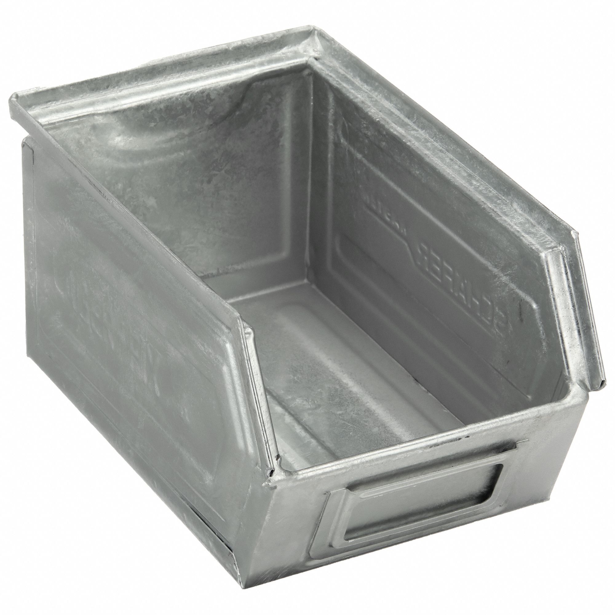 SSI SCHAEFER, 6 in x 9 1/2 in x 4 3/4 in, Silver, Stacking Bin - 4VL38 ...