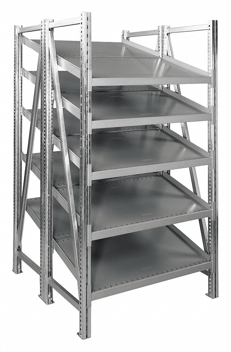 SSI SCHAEFER Shelf: Tilt, 48 in x 48 in, 550 lb Shelf Capacity, Steel ...