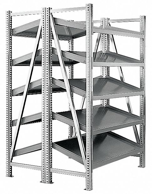 SSI SCHAEFER Shelf: Tilt, 48 in x 48 in, 550 lb Shelf Capacity, Steel ...