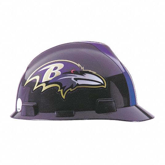 Purple, Baltimore Ravens, NFL Hard Hat - 4VP36|818386 - Grainger