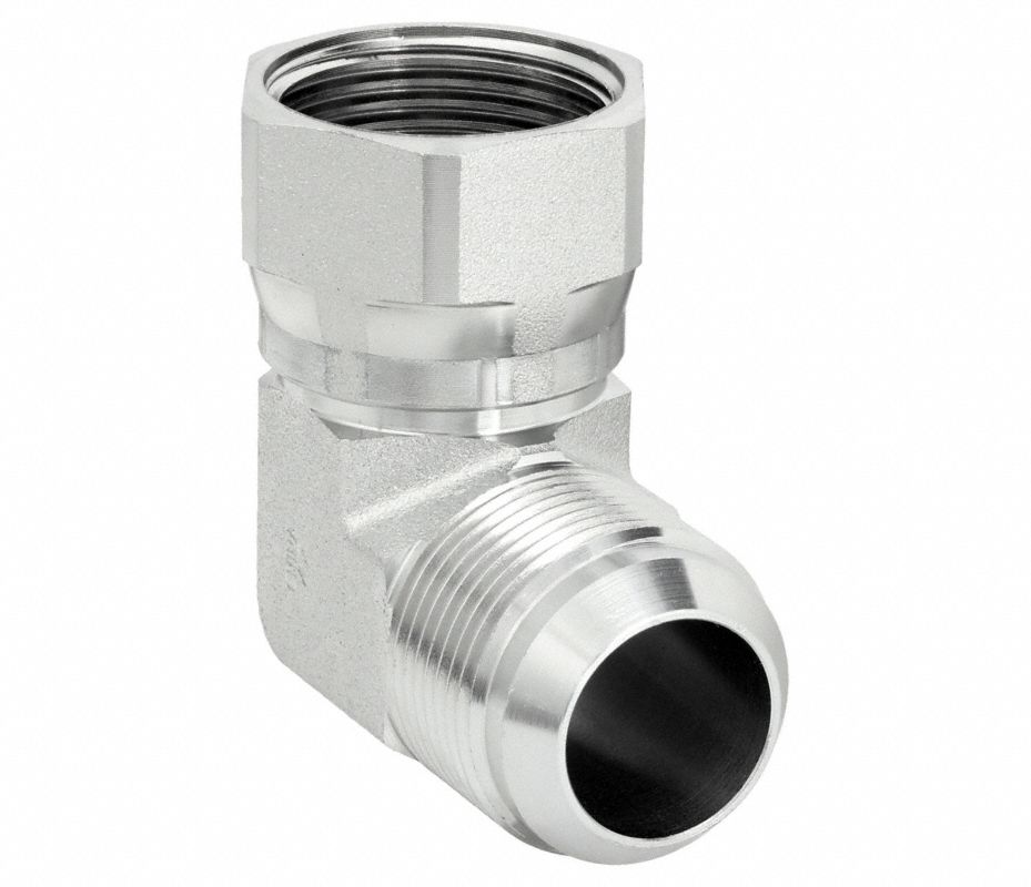 AEROQUIP Adaptador de Manguera Hidráulica, Codo de 90°, Macho JIC a Hembra JIC, Codo de 90 ...
