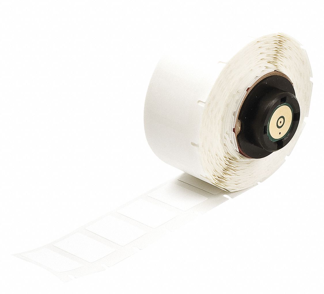 3/4 in x 1/2 in, Nylon, Precut Label Roll - 4VR18|PTL-11-499 - Grainger