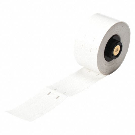 3 in x 3/4 in, Polyethylene, Precut Label Roll - 4VR19|PTL-12-109 ...