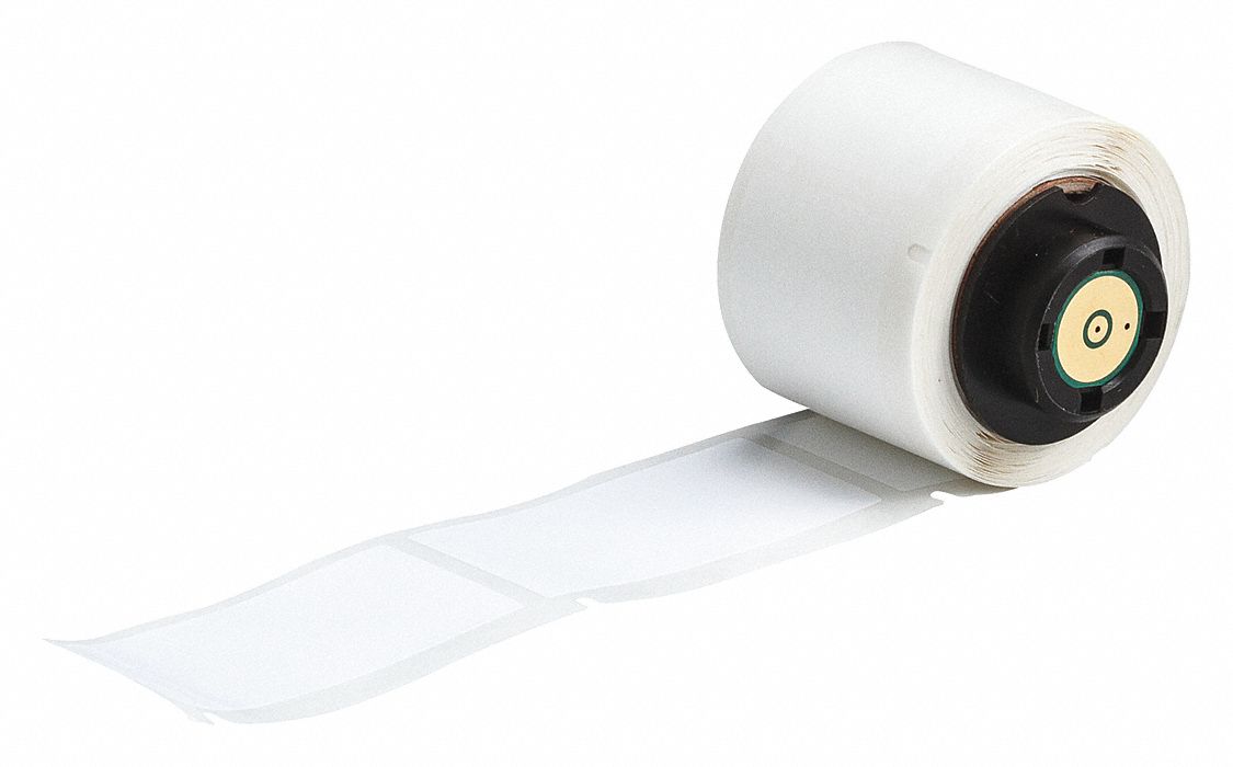 2 in x 1 in, Polyester, Precut Label Roll - 4VR57|PTL-20-459 - Grainger