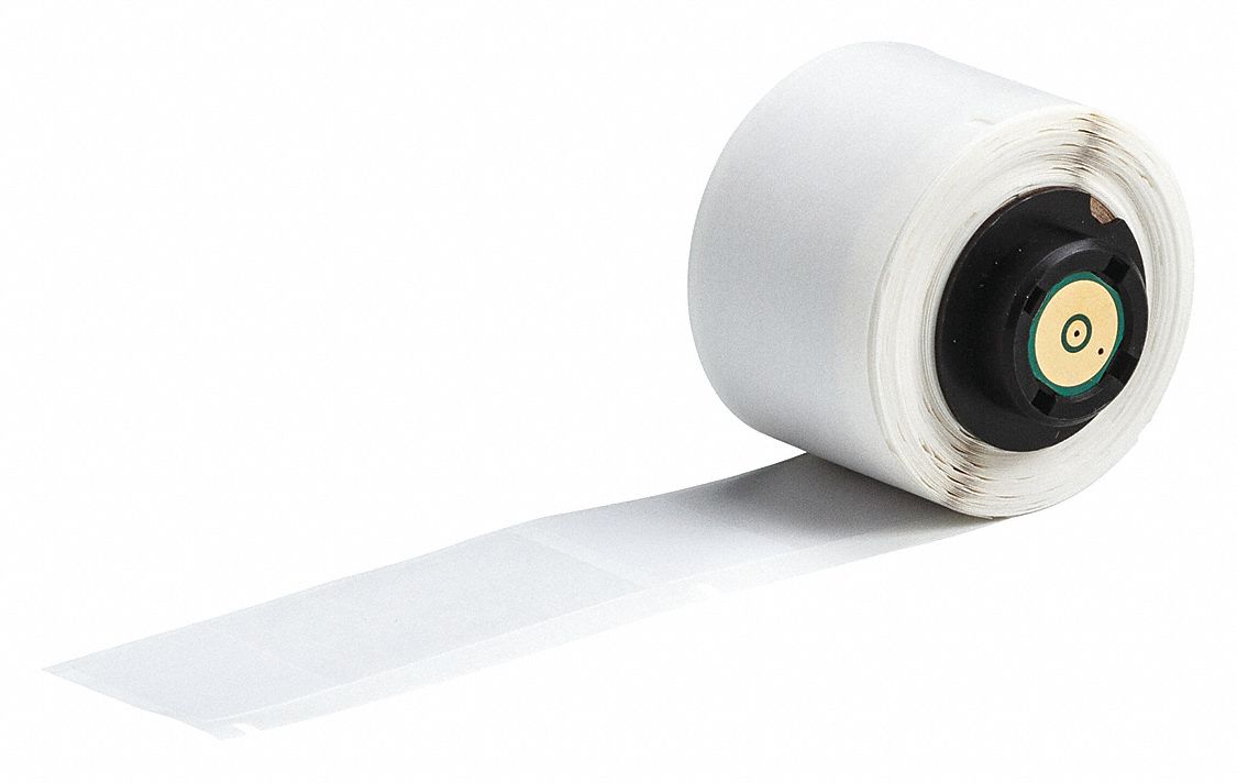 2 1/2 in x 1 in, Vinyl, Precut Label Roll - 4VR58|PTL-21-427 - Grainger