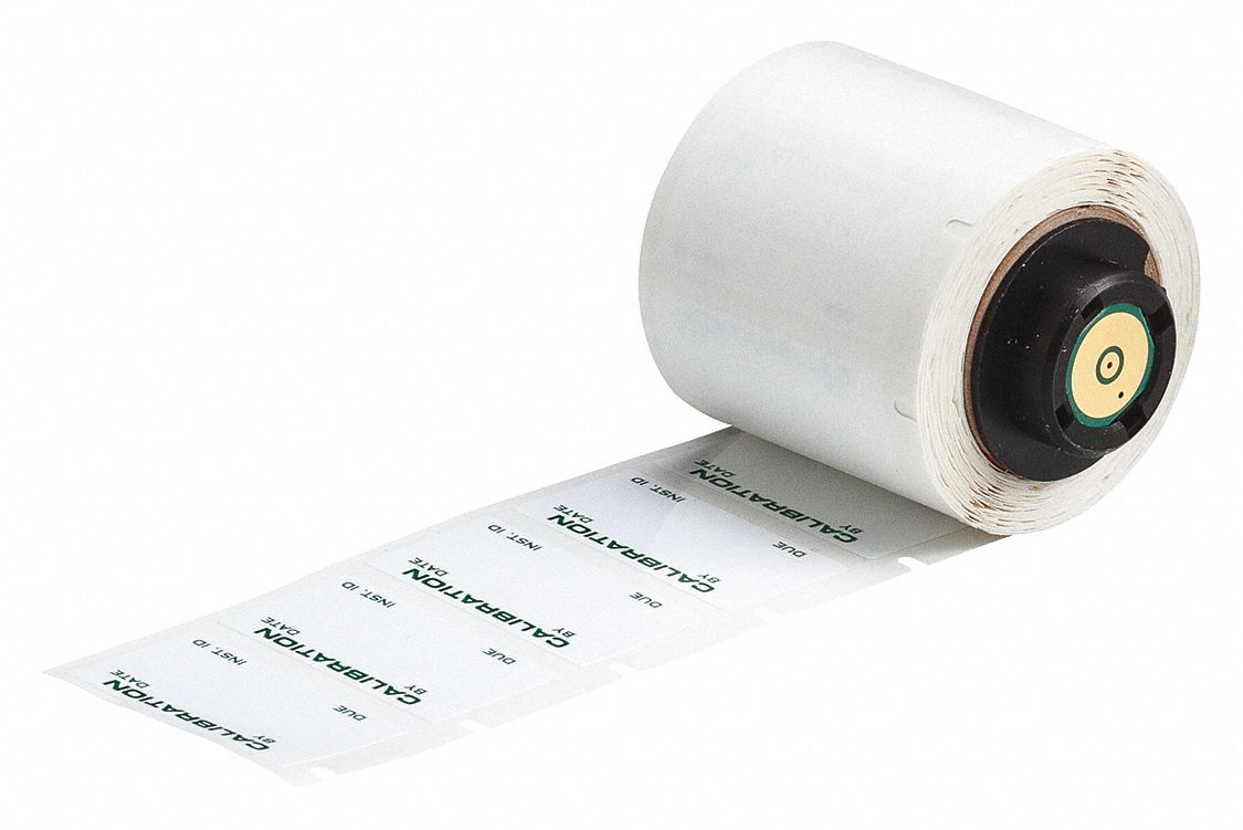 Calibration, 3/4 in x 1 1/2 in, Precut Label Roll - 4VR92|PTL-30-423 ...
