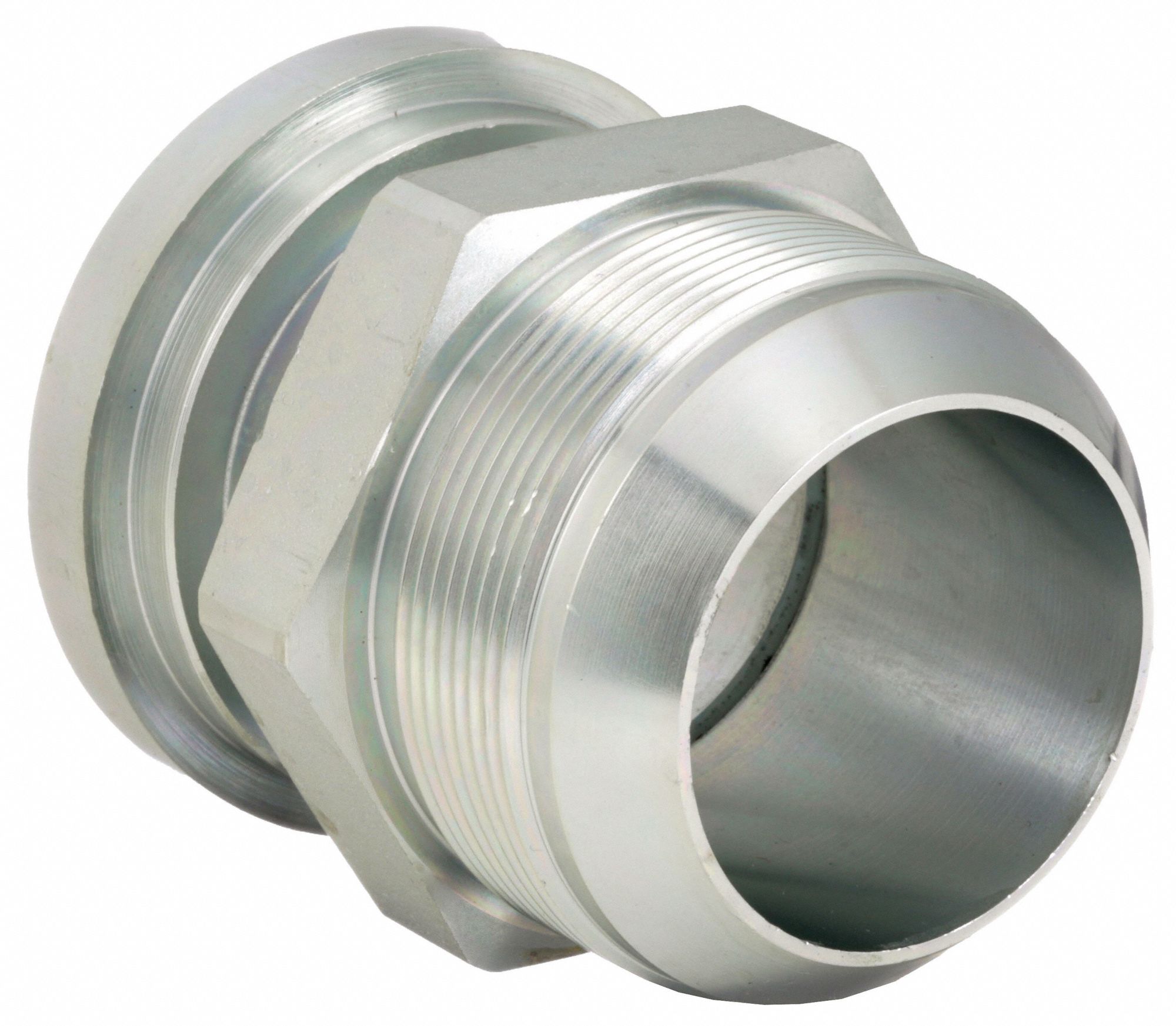 2 in x 2 in Fitting Size, Male x Male, Hydraulic Hose Adapter - 4VRA7 ...