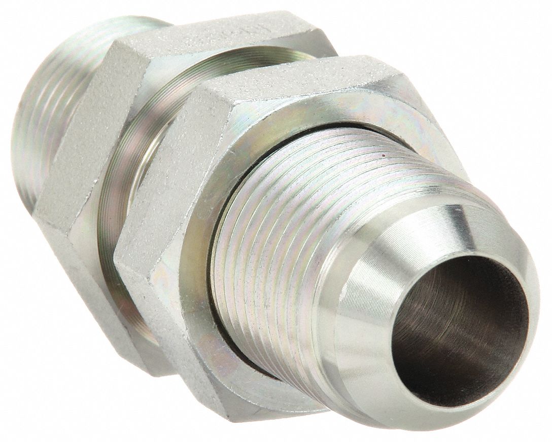 3/4 in x 3/4 in Fitting Size, Male x Male, Hydraulic Hose Adapter ...