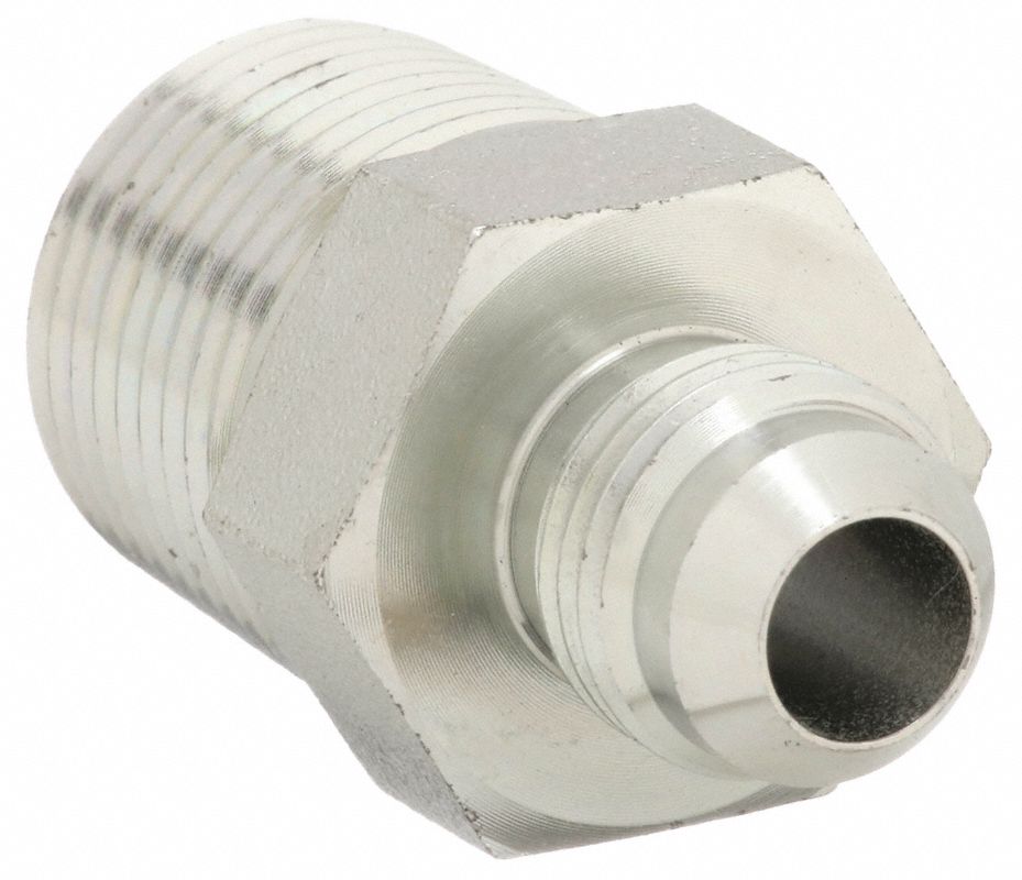 AEROQUIP Adaptador de Manguera Hidráulica, Recto, Macho NPT a Macho JIC, Recto - Adaptadores ...