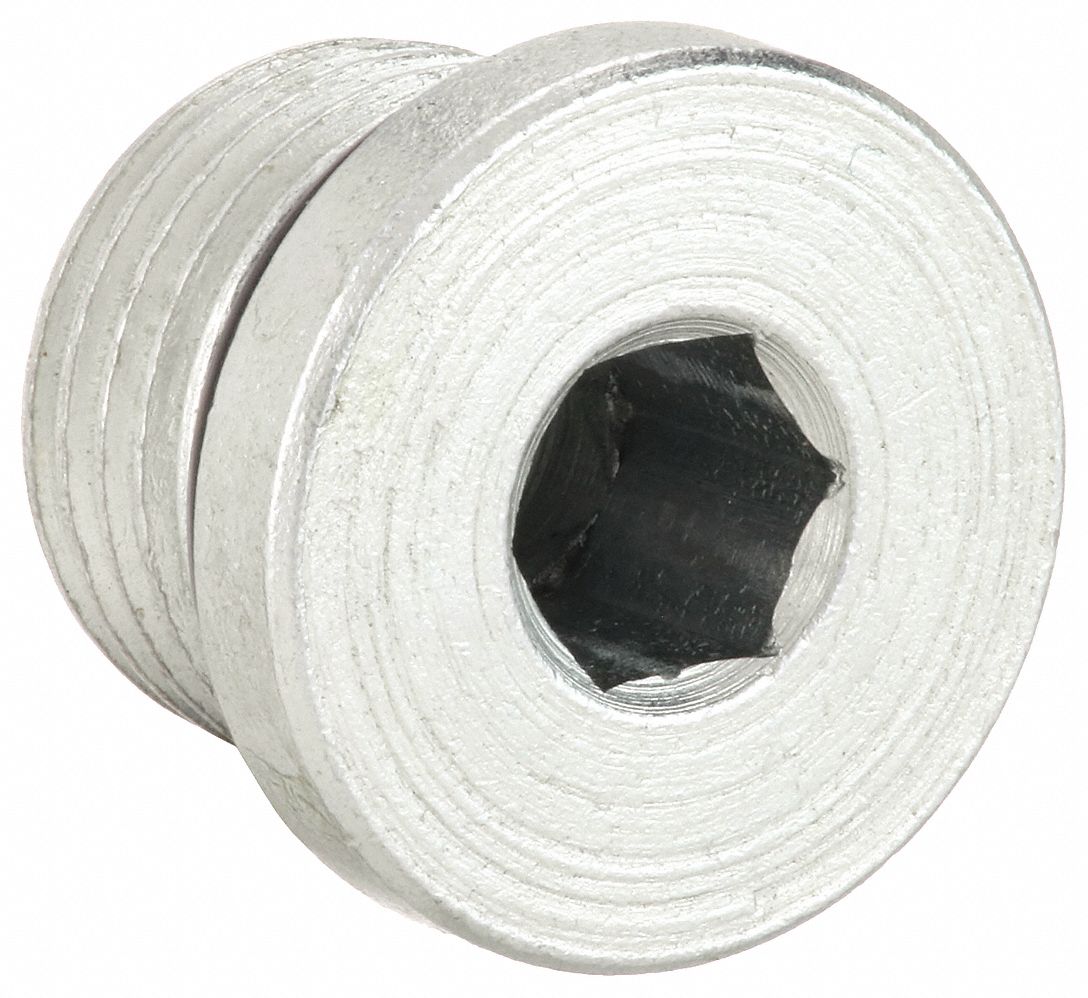 Carbon Steel, 3/8 in Fitting Size, Hydraulic Hose Plug - 4VRV7|FF2138 ...