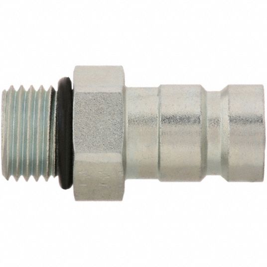 AEROQUIP, 1/4 in Coupling Size, Steel, Hydraulic Quick Connect Hose ...