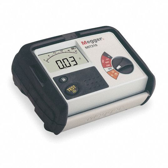 Digital LCD Battery Operated Megohmmeter; Insulation Resistance Range ...