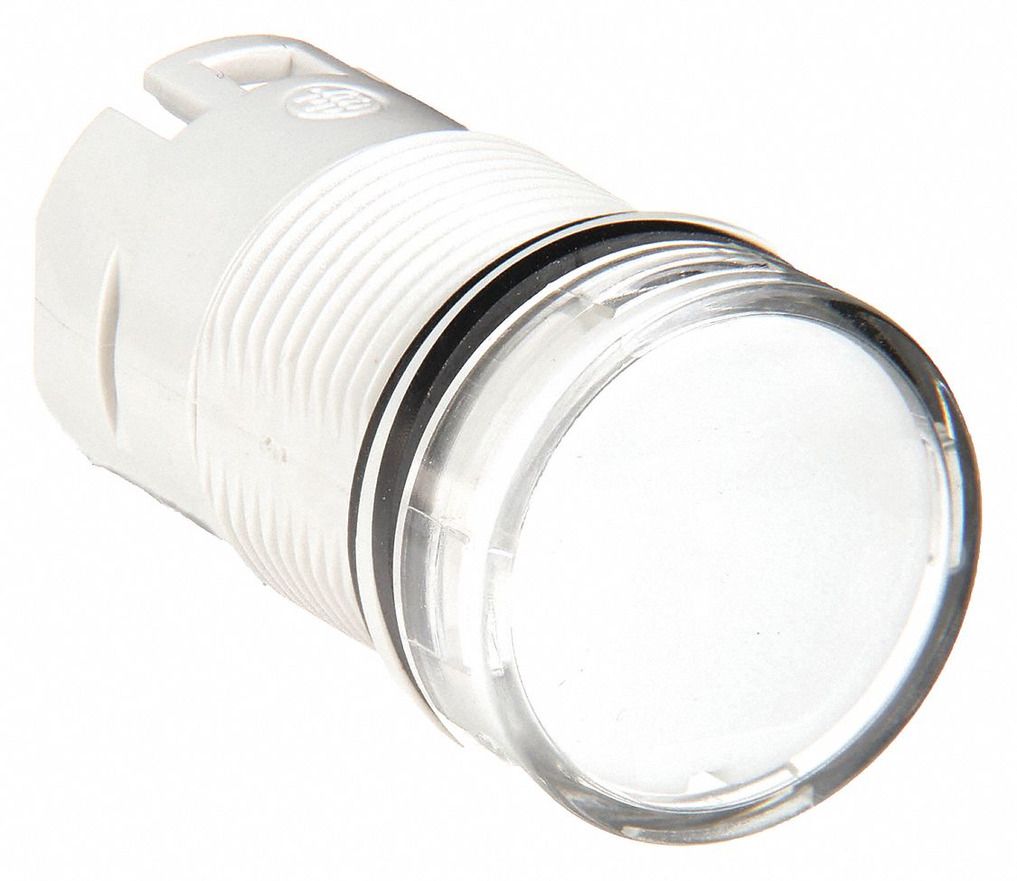 SCHNEIDER ELECTRIC, 16 mm Panel Mounting Hole Dia, White, Pilot Light ...