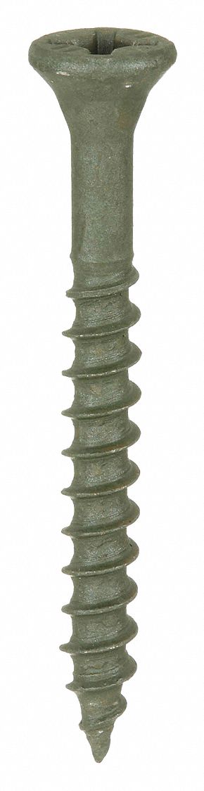 #9 Size, 2 1/2 in Lg, Wood Screw - 4VYL6|P54025-PR - Grainger