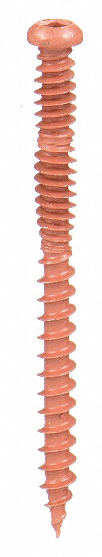 #10 Size, 2 1/2 in Lg, Composite Screw - 4VYP5|P61649-BR - Grainger