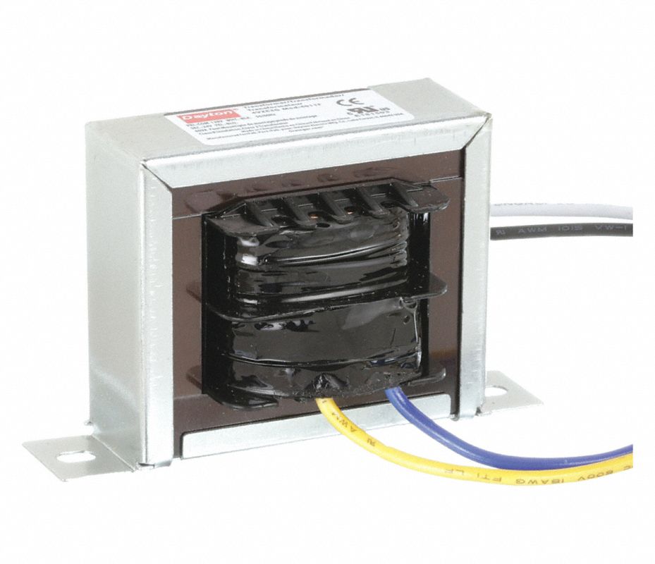 DAYTON Transformador Clase 2, Clasificación VA 40, Voltaje de Entrada 120VCA, Voltaje de Salida ...