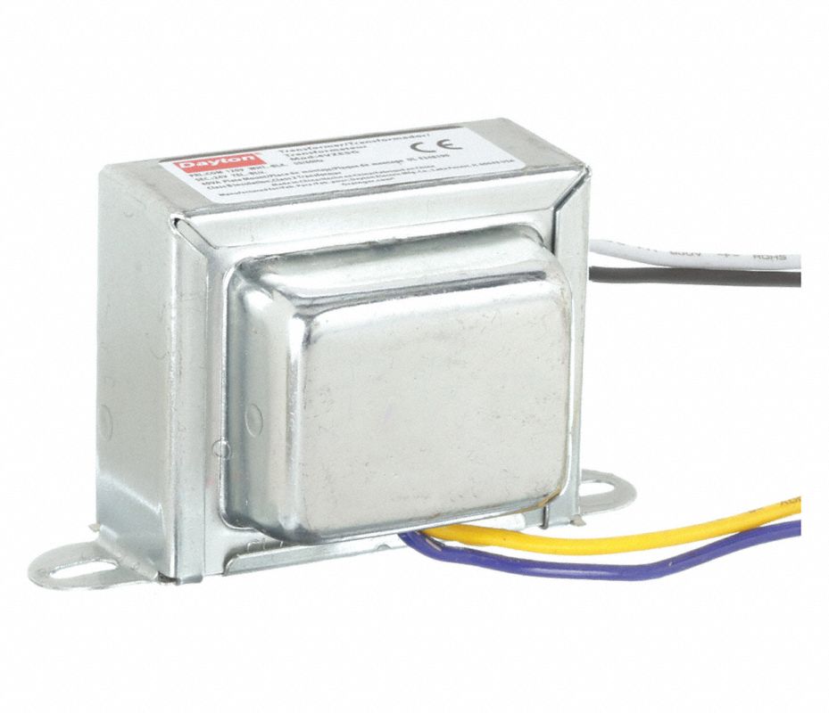 DAYTON Transformador Clase 2, Clasificación VA 40, Voltaje de Entrada 120VCA, Voltaje de Salida ...