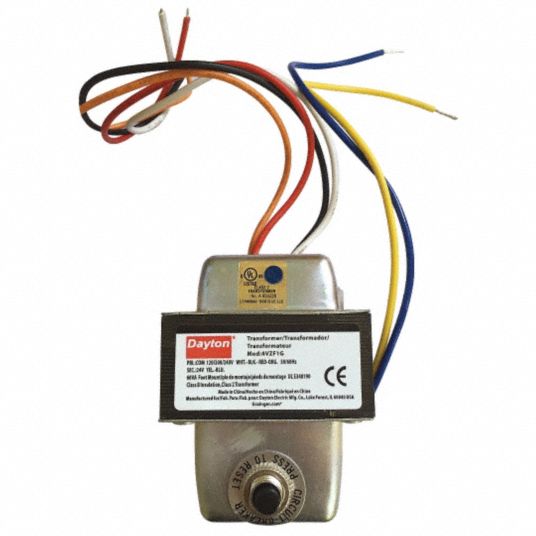 DAYTON Class 2 Transformer, Open, 120V AC, 208V AC, 240V AC Input ... DAYTON Class 2 Transformer, Open, 120V AC, 208V AC, 240V AC Input ...