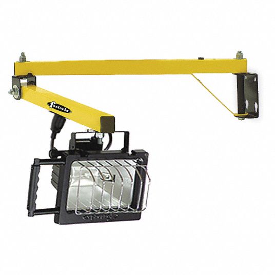 Quartz Halogen Dock Light, 40 in Arm Length, 500 Lamp Watts, 120 ...