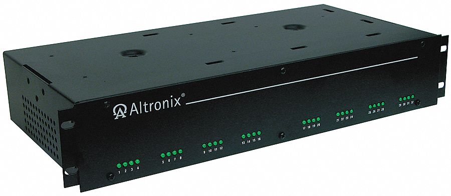ALTRONIX, Power Supply, 115V AC, Power Supply 32PTC 24Vac @ 25A Rack ...