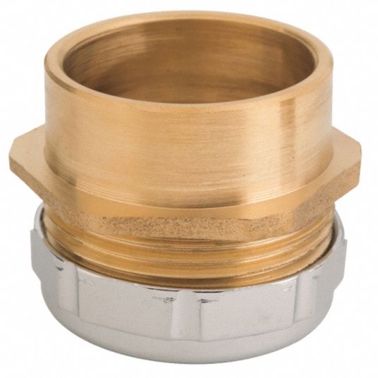 ZURN, Cast Brass, Chrome, Waste Connector - 4WDG1|Z8936CZ-PC - Grainger