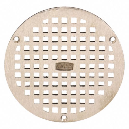 Replacement Grate, For Use With 6 in Round Drains - Grainger