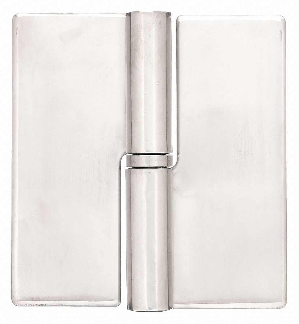 Stainless Steel, 3 15/16 in Leaf Ht, Lift-Off Hinge - 4WDW5|HNH-100CL ...