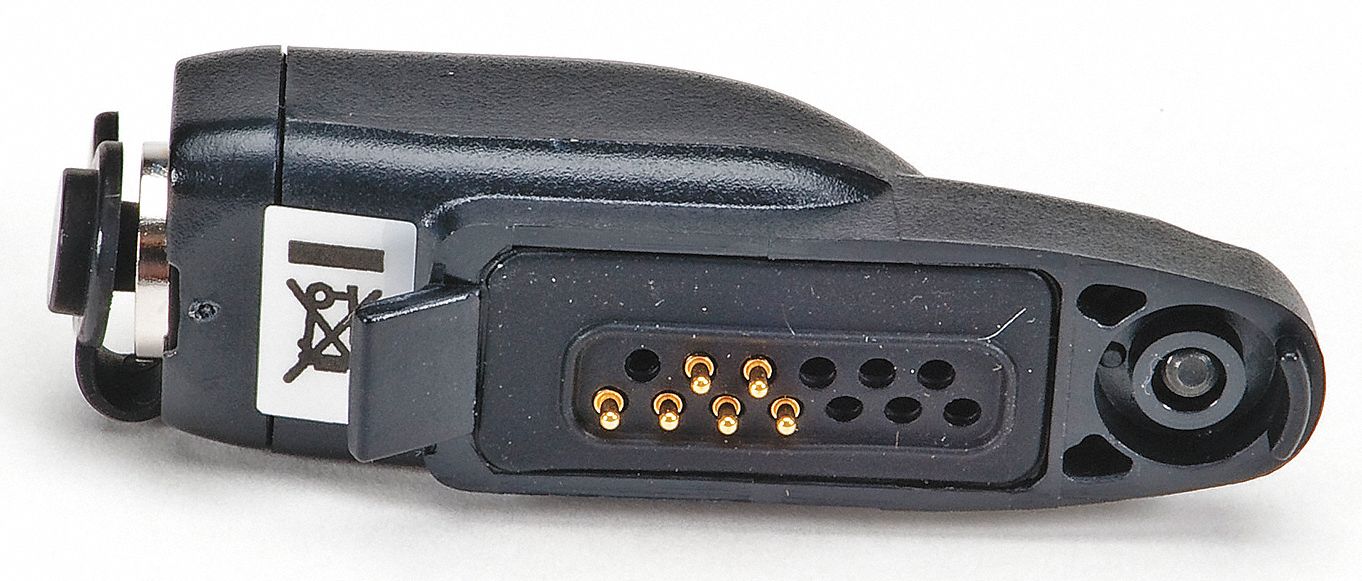 MOTOROLA, Fits Motorola, For EX500/EX600 Series, Audio Adapter - 4WEL3 ...