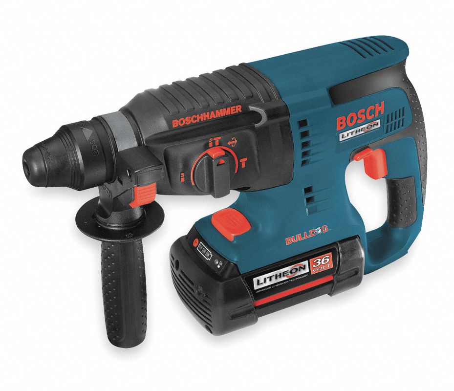 BOSCH Kit de Taladro Percutor Inalámbrico, 36.0 Voltaje, 0 to 4260 ...