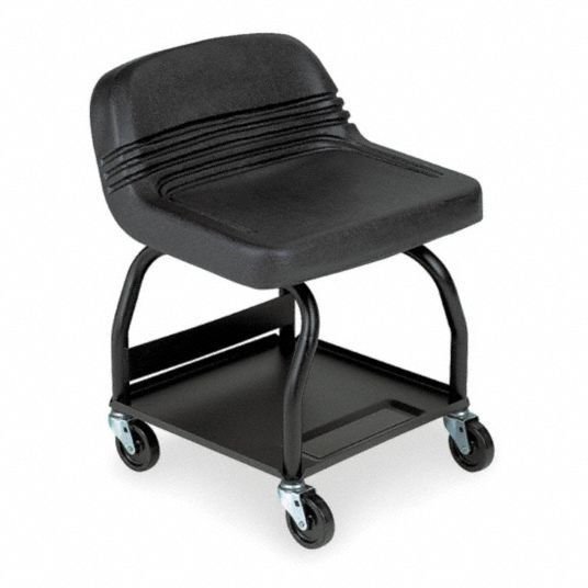 Heavy-Duty, Fixed, Mechanic Seat - 4WM21|HRS - Grainger
