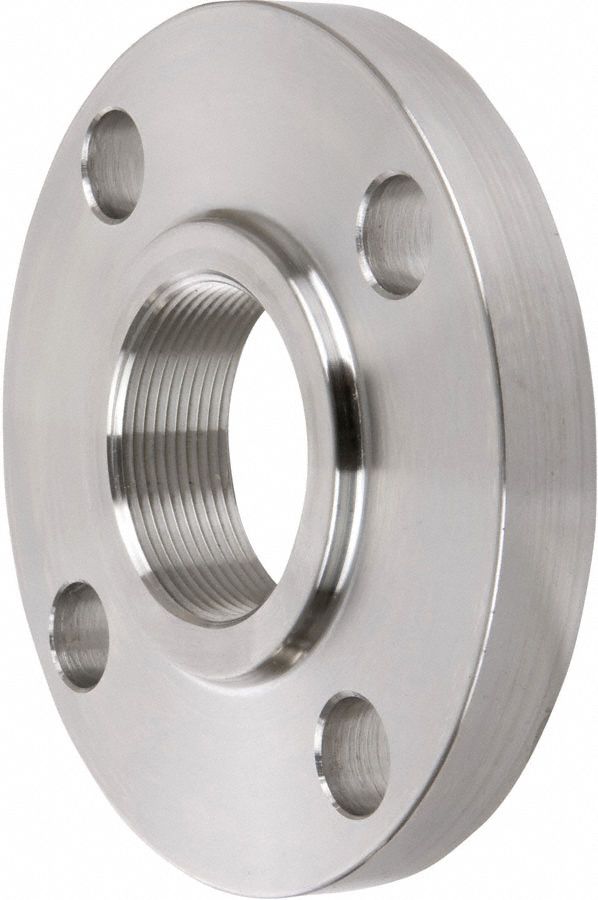 Threaded Flange, 304 Stainless Steel, Pipe Flange - 4WPV5|4381001080 ...