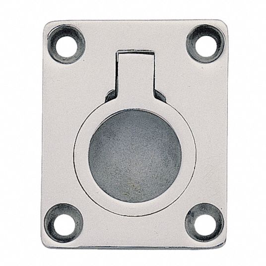 LAMP Recessed Folding Pull Handle, 316 Stainless Steel, Polished ...