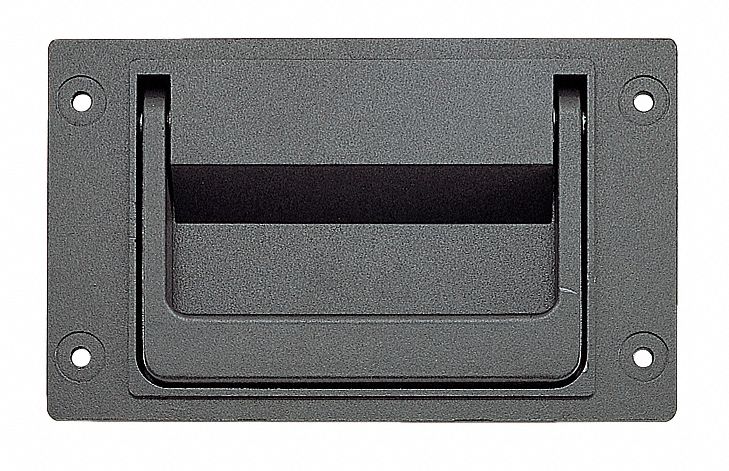 LAMP Recessed Folding Pull Handle, Steel/Zinc Alloy/Synthetic Rubber ...