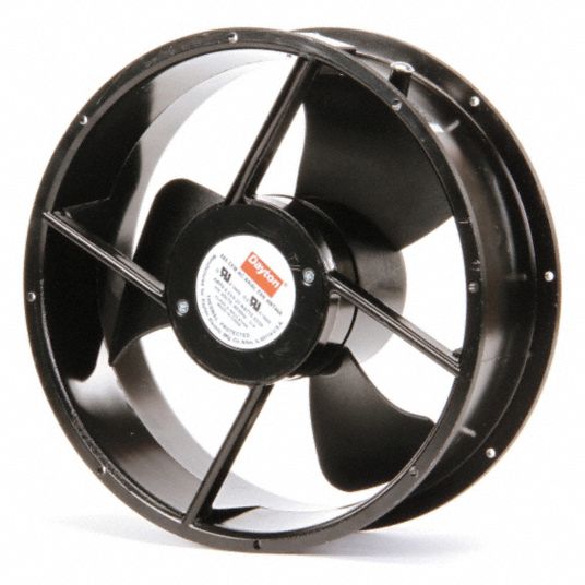 DAYTON, 10 in Dia, 3 1/2 in Dp, Standard Round Axial Fan - 4WT44|4WT44 ...
