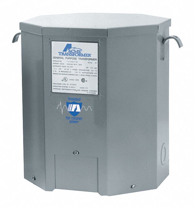 ACME ELECTRIC, 240V AC/480V AC, 120V AC/240V AC, Dry Type Power ...