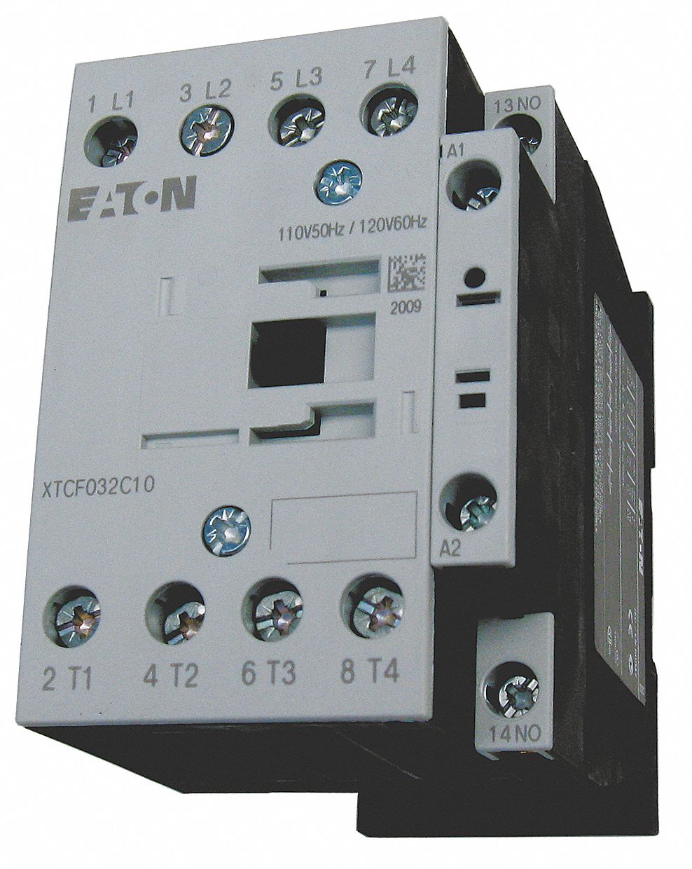 EATON, Non-Reversing, 4 Poles, IEC Magnetic Contactor - 4WUJ1 ...