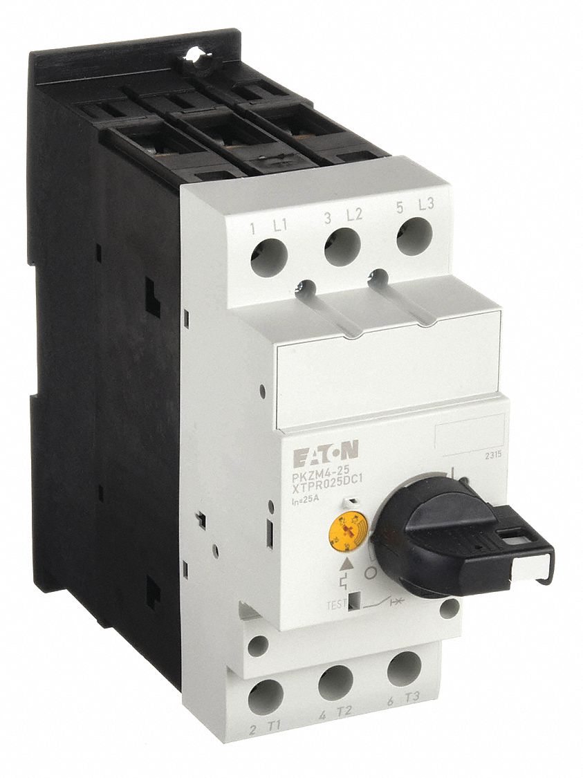 EATON, Non-Reversing, 3 Poles, Manual Motor Protector - 4WXJ6 ...