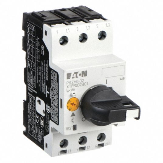 EATON, Non-Reversing, 3 Poles, Manual Motor Protector - 4WXJ7 ...